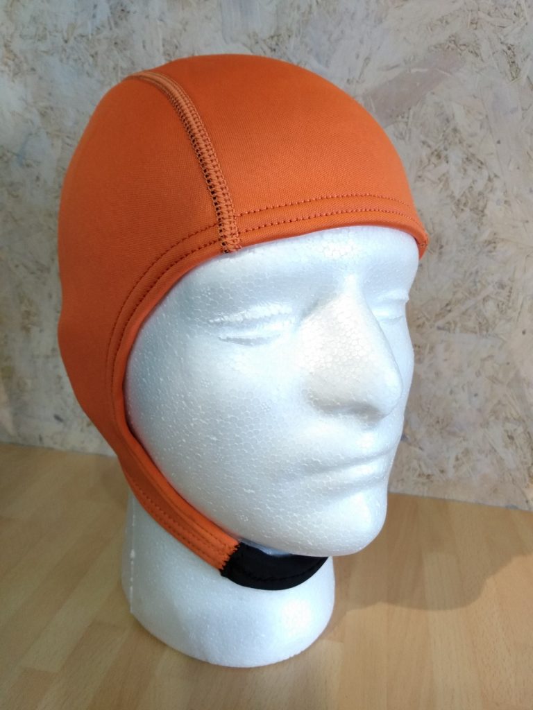 Hi Vis Orange open water swimming cap - also ideal for Triathlon, surf ...