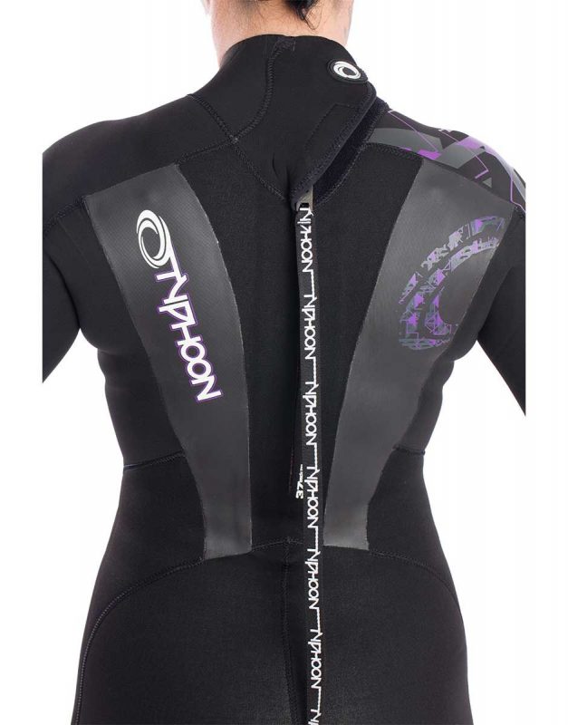 Typhoon Ladies Vortex GBS 3/2mm back zip wetsuit - North Coast Wetsuits ...