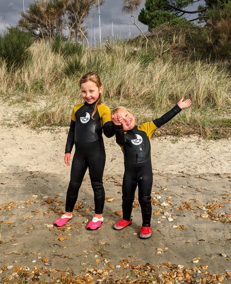 kids winter wetsuit with 5mm super stretch neo & gbs seams